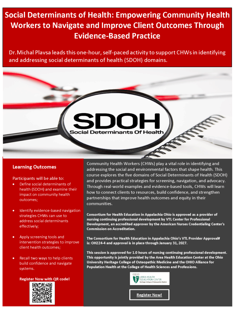 Social Determinants of Health: Empowering Community Health Workers to ...